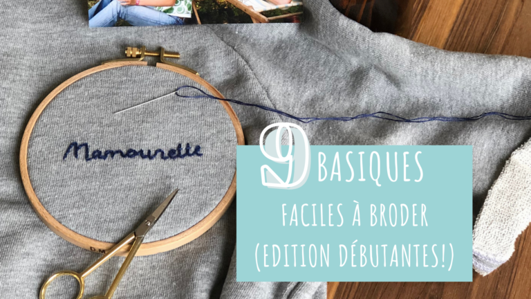 9 pièces basiques faciles à broder - Ou comment trouver des pièces ... 9 pièces basiques faciles à broder - Ou comment trouver des pièces ...